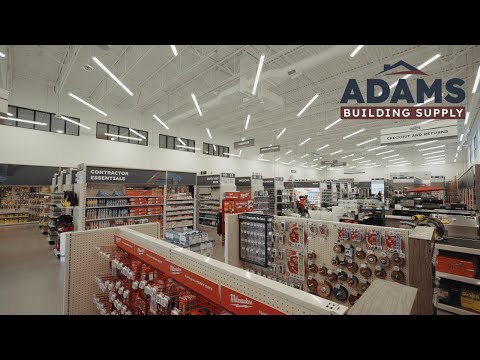 Adams Building Supply Retail Renovation | Design to Installation | BMF