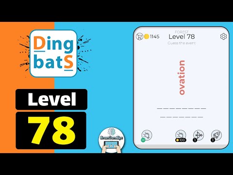 Dingbats Level 78 ovation Walkthrough