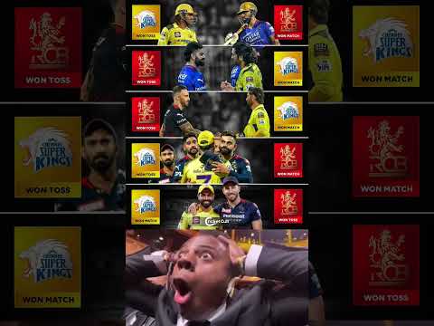 Last five matches of IPL CSK vs RCB❤️💛 #ipl2025 #iplshorts #cricket #viral #iplnews #ipltoday