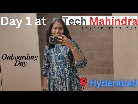 First Day at TECH MAHINDRA, Bahadurpalli | HYDERABAD | DAY IN MY LIFE #gayathristhings#techmahindra