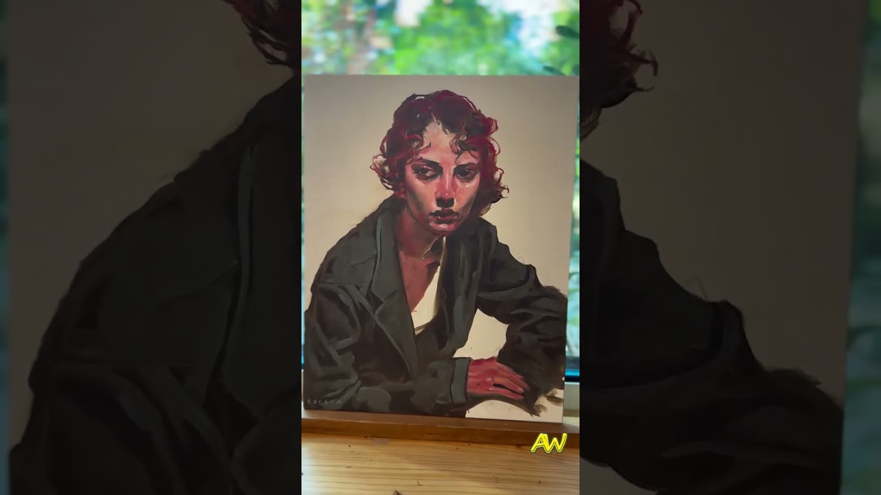 Brushstroke to move a viewer’s eye, Michael Carson.