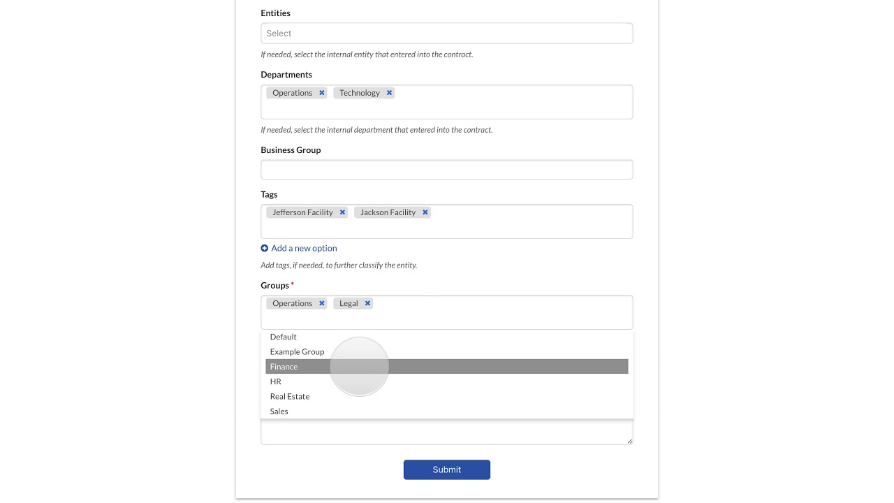 Contract Request and Approval Workflow