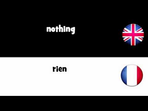 LEARN 1 FRENCH WORD = nothing
