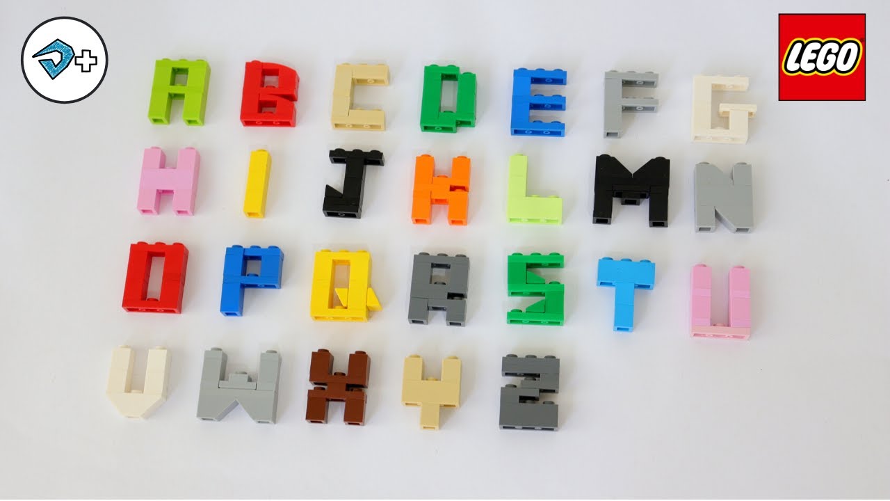 LEGO Alphabet (ABC) Tutorial