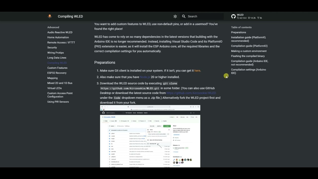 WLED Usermods Custom compile Animated Staircase