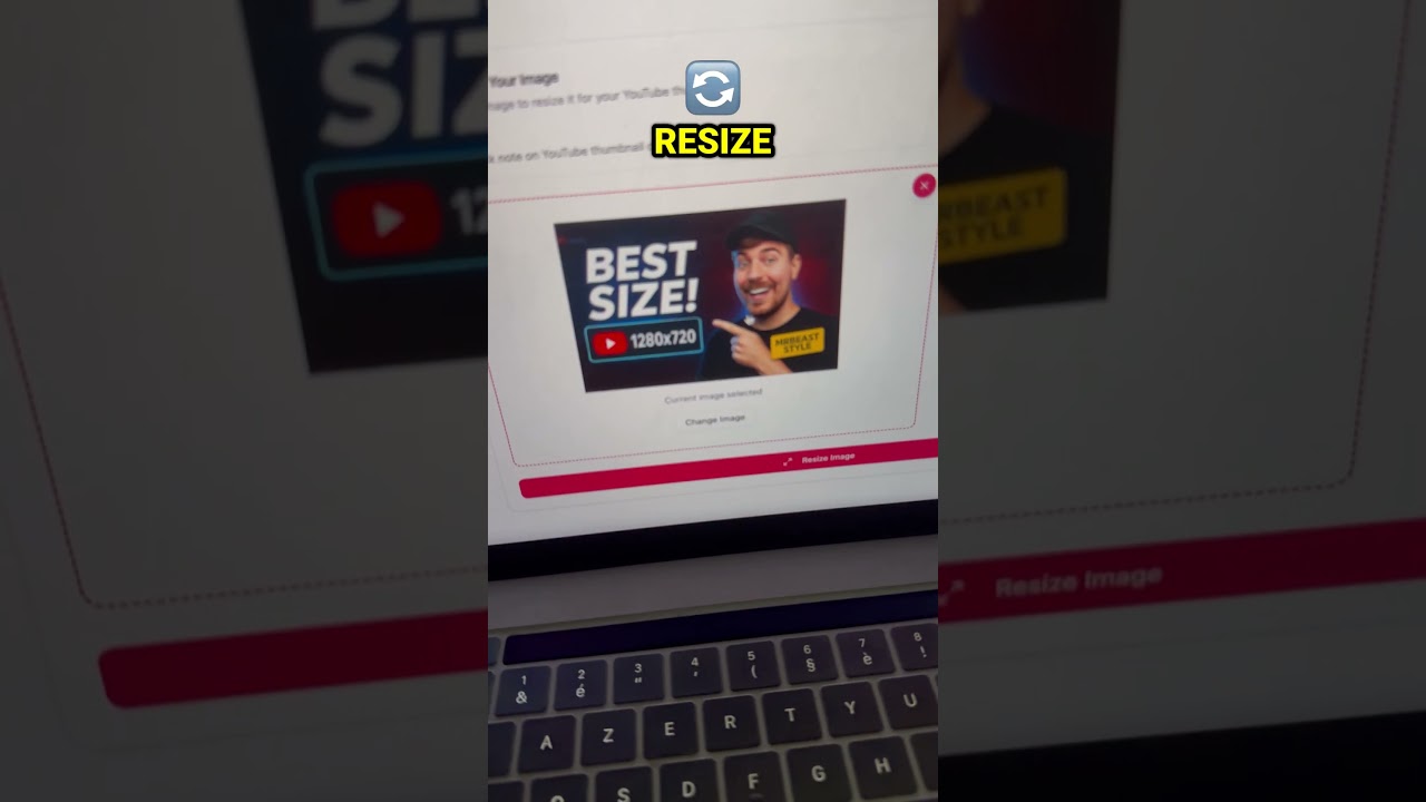 Resize YouTube Thumbnails to 16:9 in Seconds — Free Tool! #aithumbnail #tools #free
