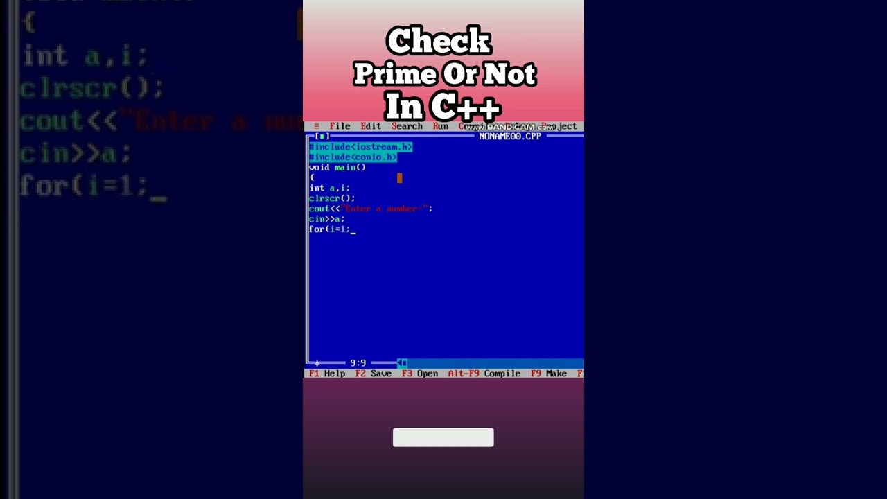 Check Prime Or Not in C++ Programming ll #cpp ll #coding ll #programming ll #programmingshorts