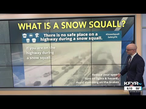 Morse Code of Weather: snow squalls – short, small-scale bursts of heavy snow and wind that can l...