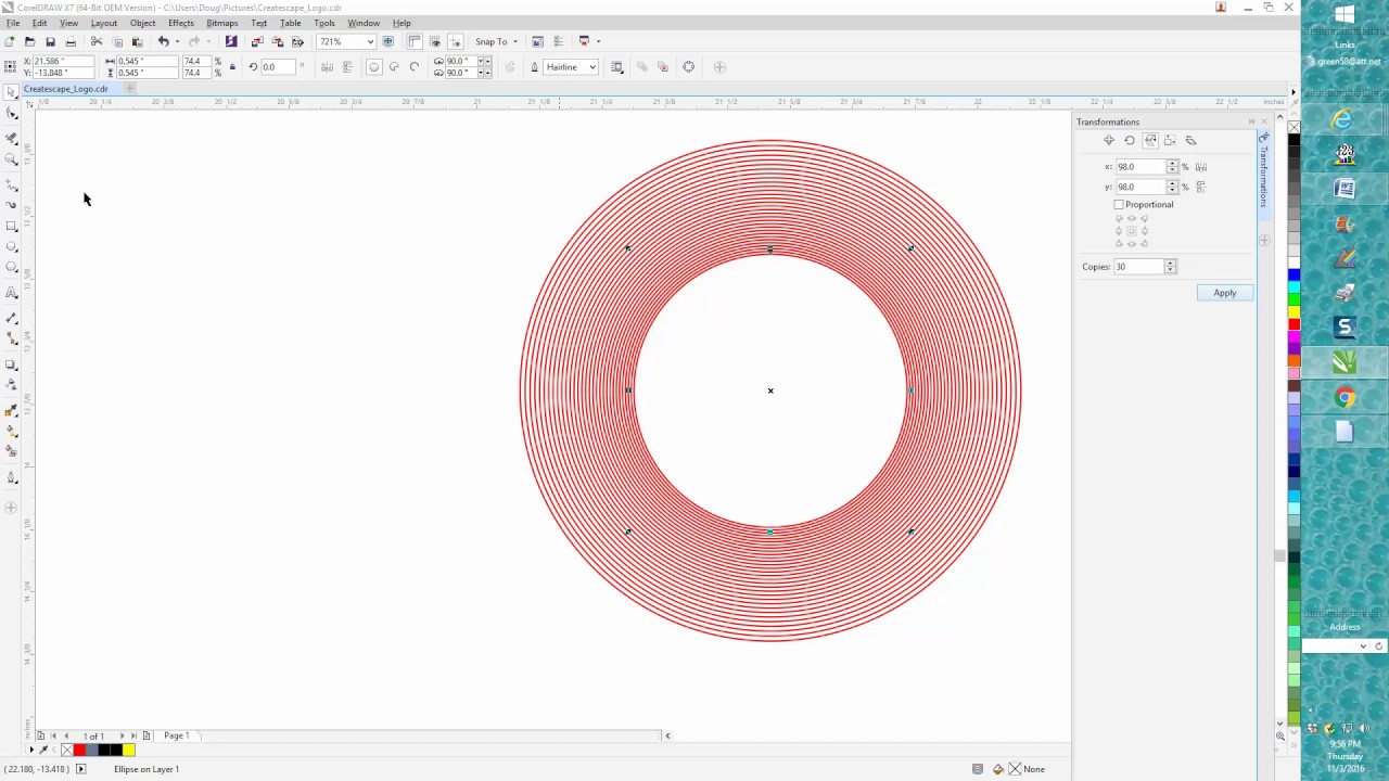 Corel Draw Tips & Tricks Transformation Docker PART 4