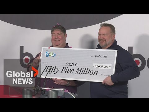 $55M Lotto Max jackpot win means this BC bookkeeper is "not going back to work"