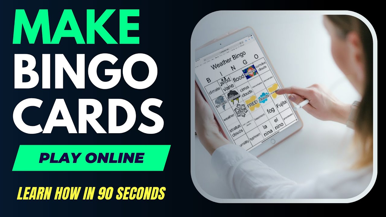 Make Digital Bingo Cards in 90 Seconds