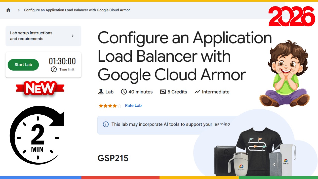 Configure an Application Load Balancer with Google Cloud Armor | GSP215