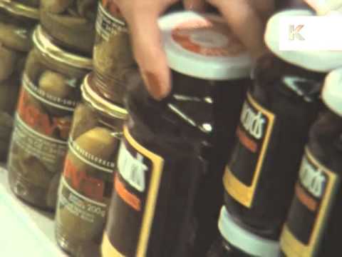 1970s Supermarket Shopping, UK, Food