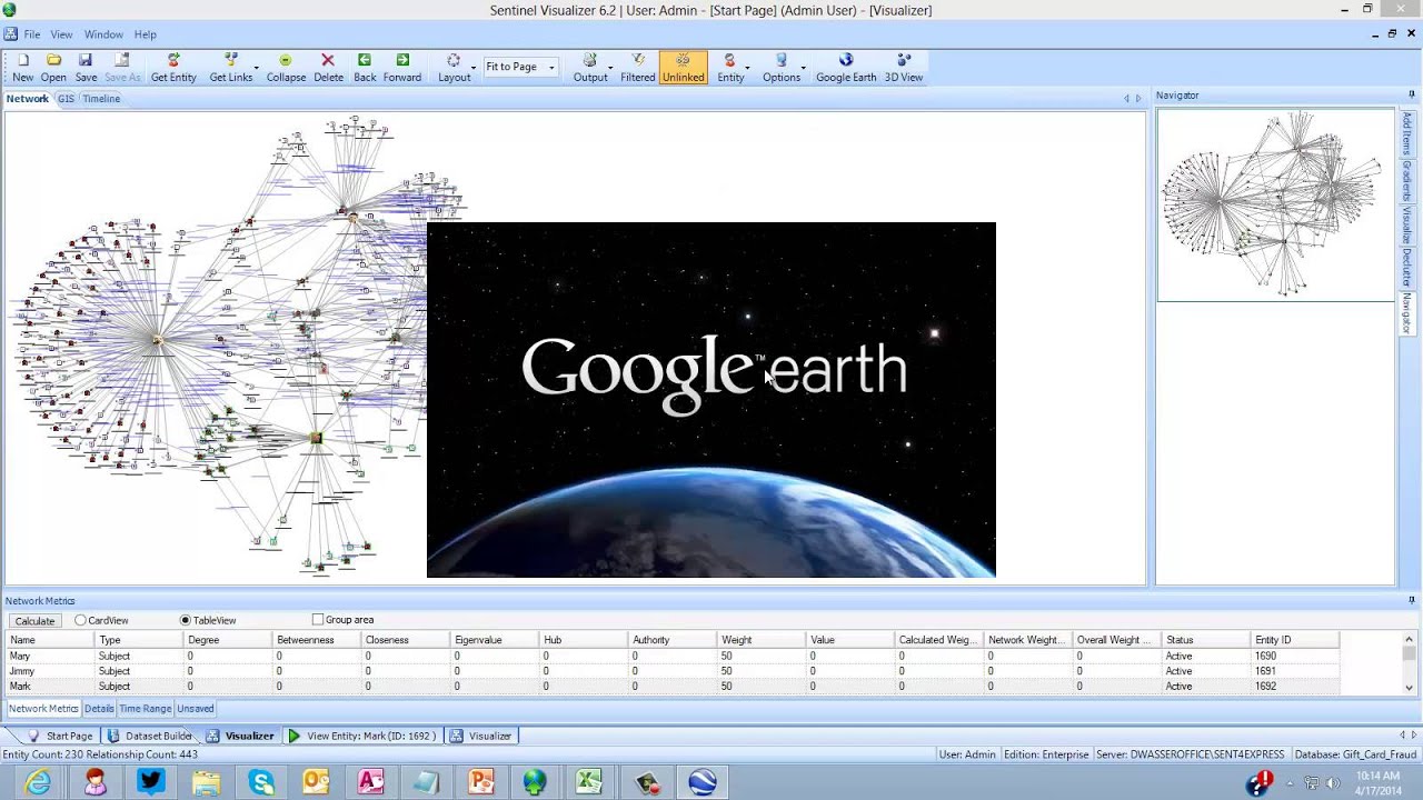 Sentinel Visualizer demonstration overview