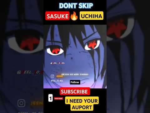 "Sasuke Uchihaβsπ₯ Deep Quotes πβ€οΈβπ©Ή#shorts #sasuke #naruto
