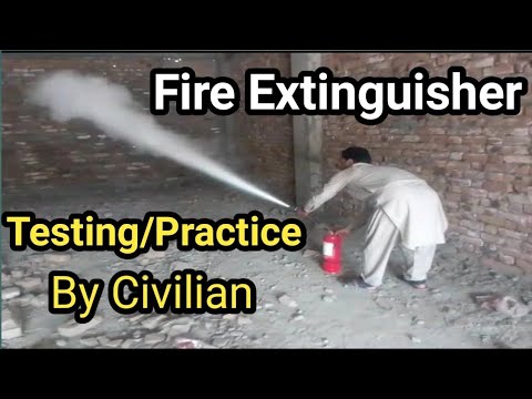 Fire Extinguisher Testing by Civilian | How to use fire Extinguisher #safety #safetyfirst #fire