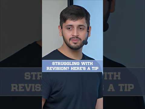 STRUGGLING WITH REVISION? HERE'S A TIP