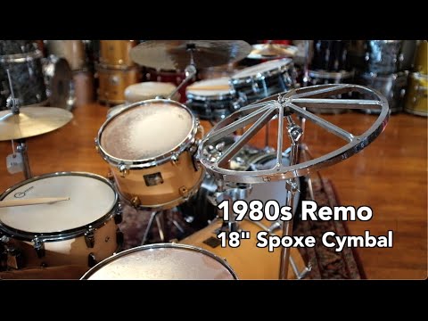 1980s Remo 18" Spoxe Cymbal | Reverb