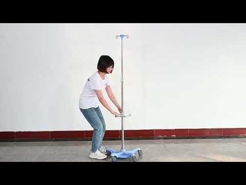 MK-IS10 Mobile Stainless Steel IV Stand for Medical