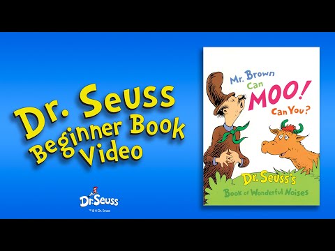 @DrSeuss - 🐮📚 Mr. Brown Can Moo! Can You? 🐮📚 (Dr. Seuss Beginner Book Video) | Cartoons For Kids