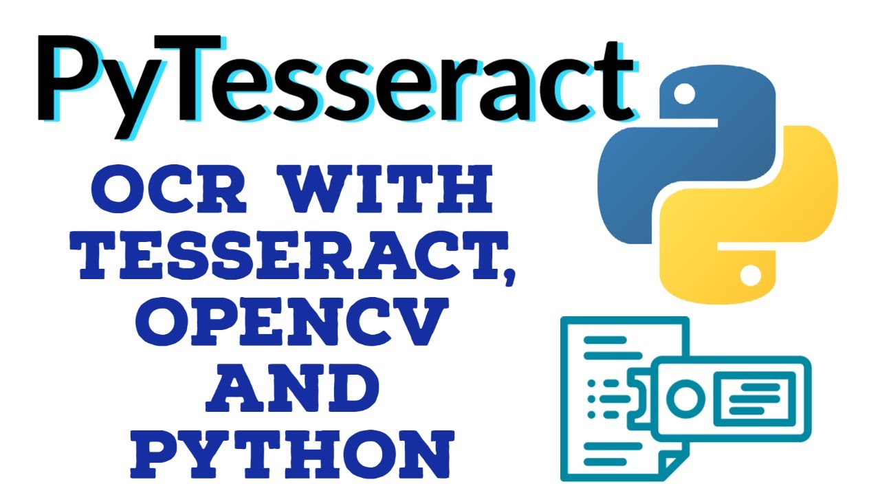 PyTesseract: Python Optical Character Recognition | Using Tesseract OCR with Python