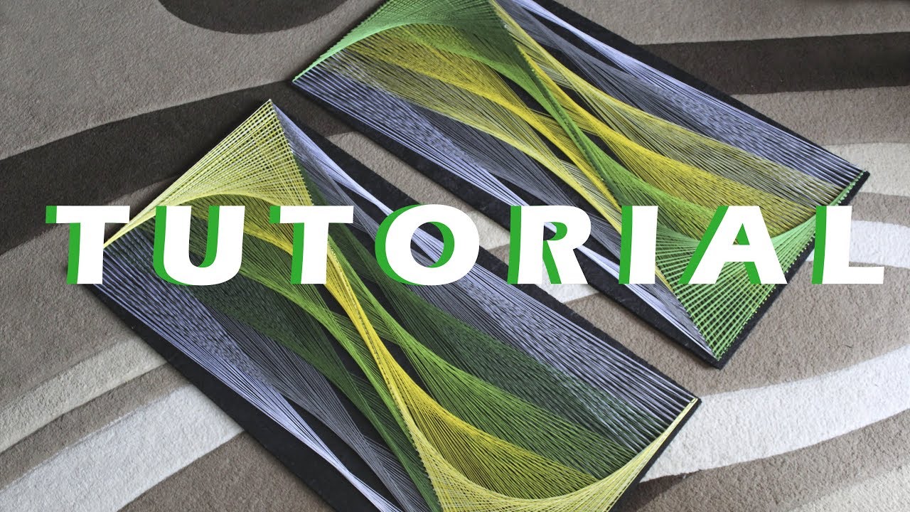 2 big pictures | STRING ART | TUTORIAL | DIY