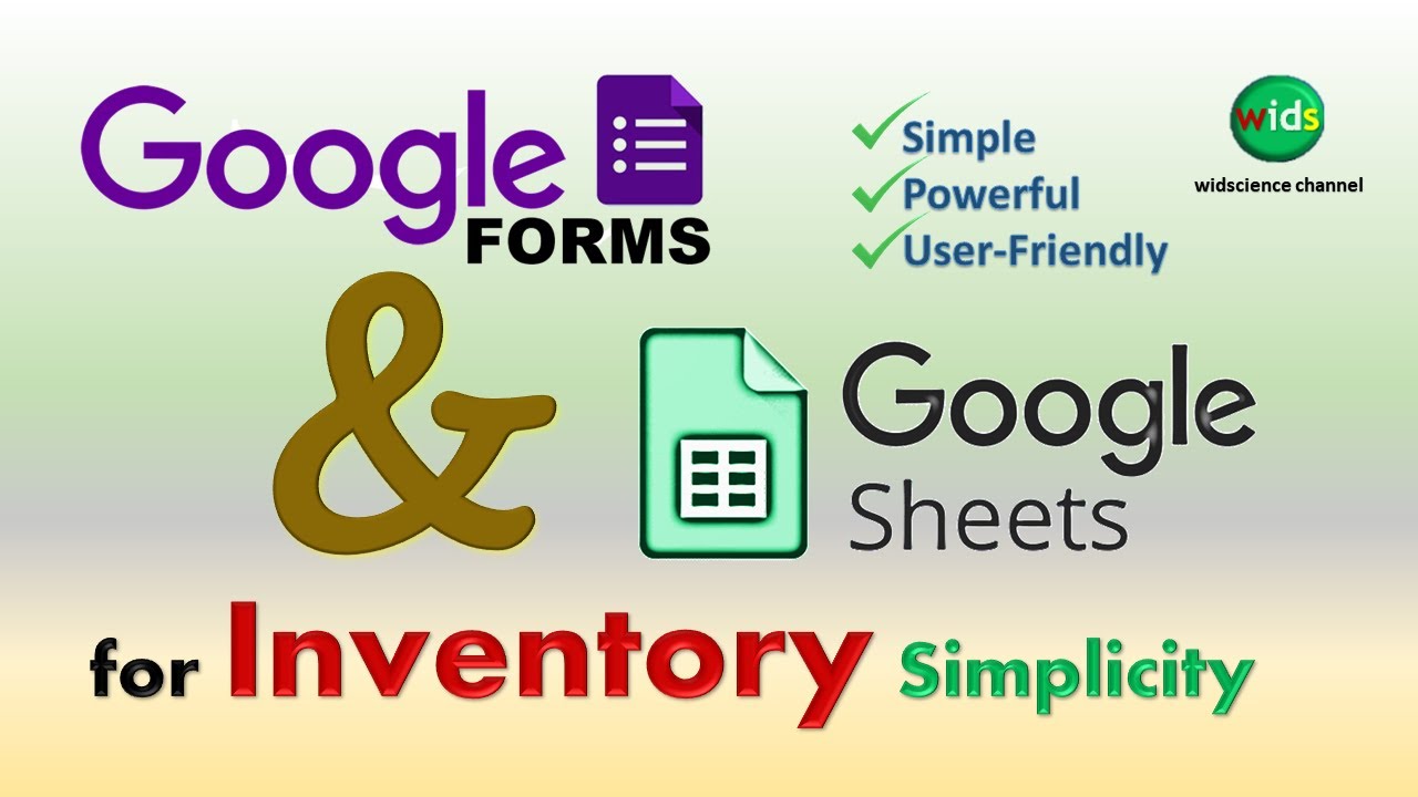 Google Forms and Google Sheets for Inventory In-Out Simplicity || Data Entry Technology