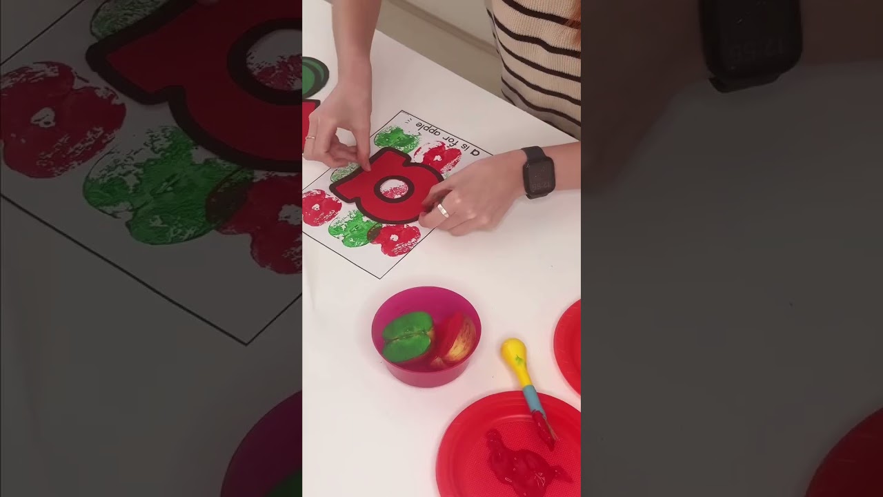 Alphabet Craft Printable Template: Letter A