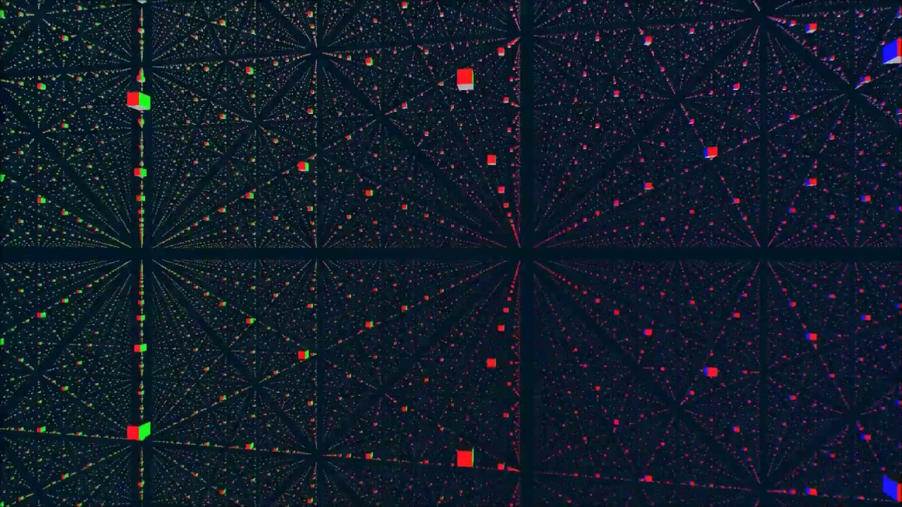 OpenGL Instancing - 274 625 cubes