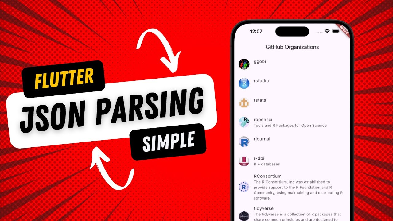 JSON Parsing in Flutter - Simple JSON Parsing In Flutter - How to Parse JSON In Flutter