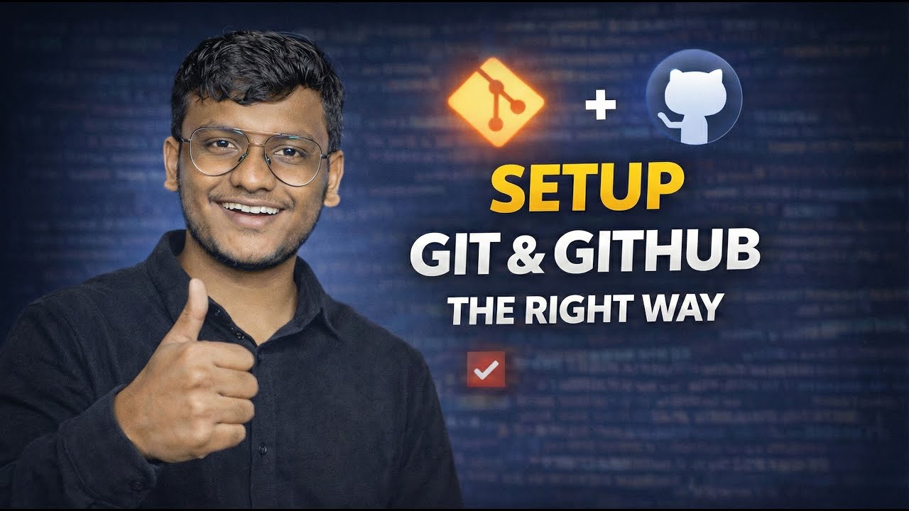 Git & GitHub Tutorial for Beginners | Setup + First Project Upload