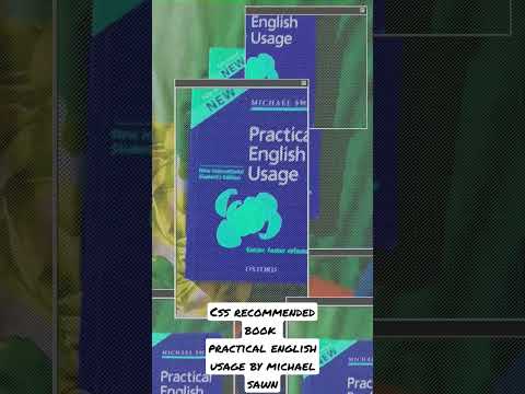 Michael Sawn|Practical English Usage| CSS Recommended book