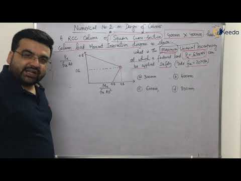 Numerical Number 2 on IS:456 2000 provisions in Design of Columns - Concrete Structures - GATE ...