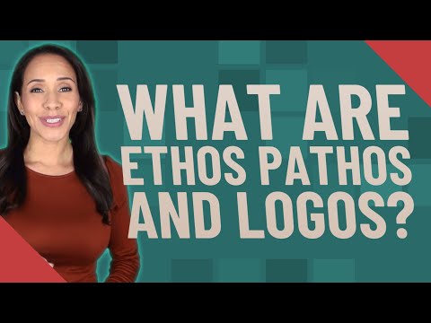 What are ethos pathos and logos?