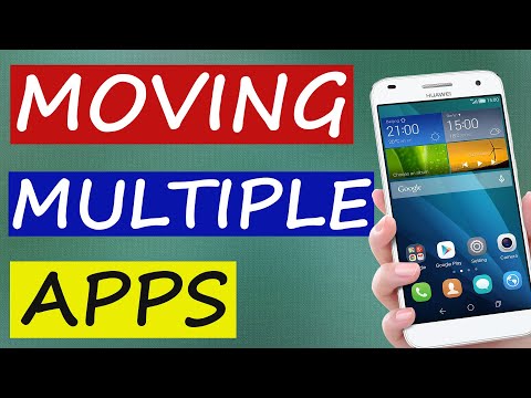 How to Move multiple Apps at once in Samsung Mobile