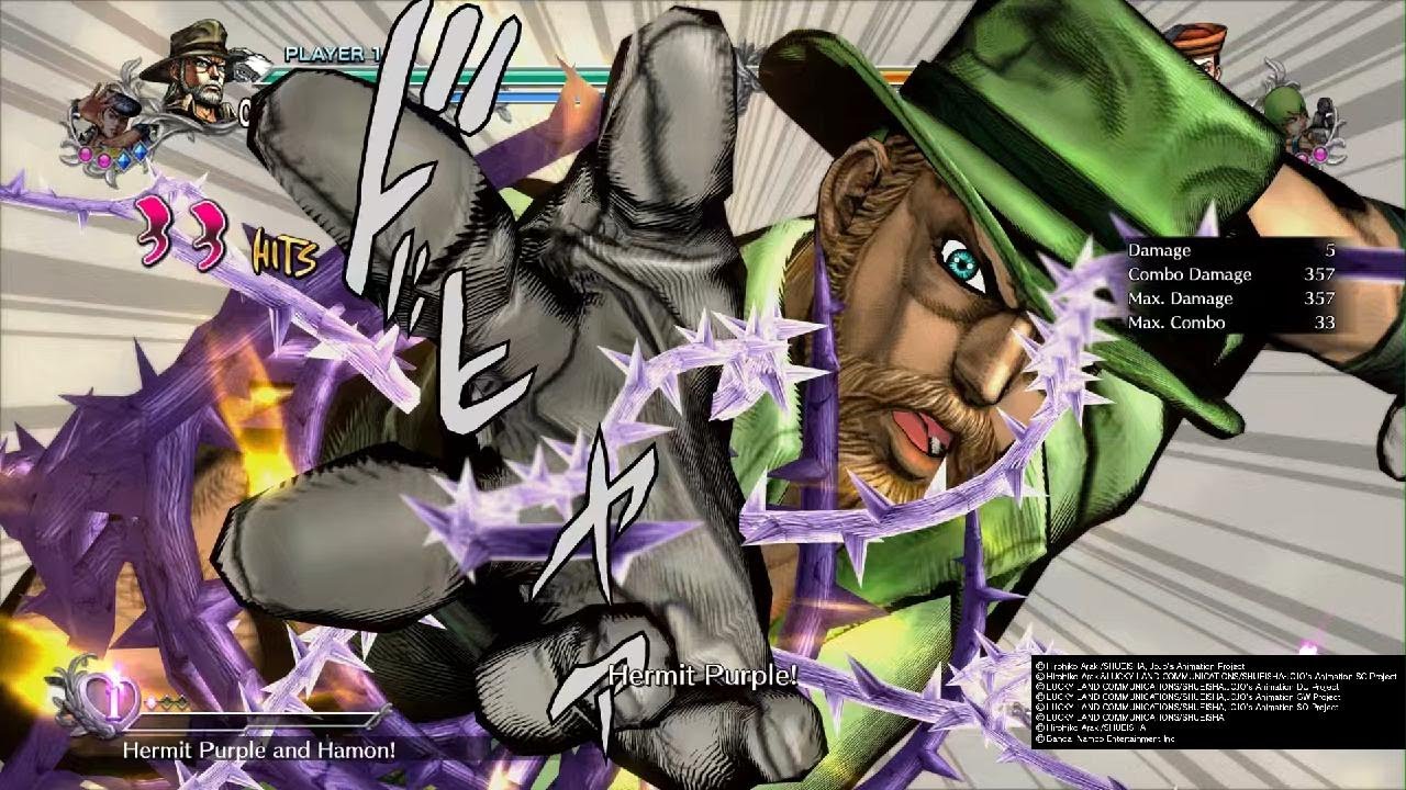 Jjba Asbr Old Joseph 62% combo