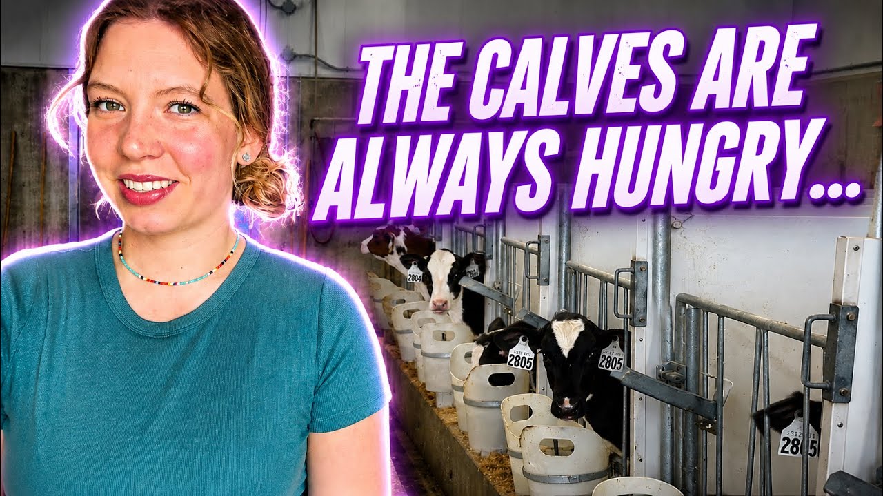 The Calves Are Excited for Milk! 🍼