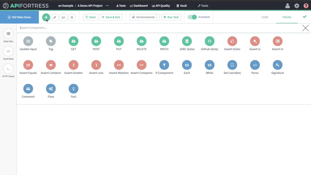 API Fortress - CSV Import via Github