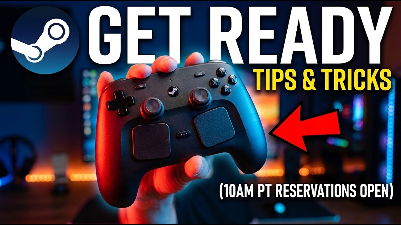 STEAM CONTROLLER 2 RESERVATION TIPS & TRICKS - BEAT THE SCALPERS