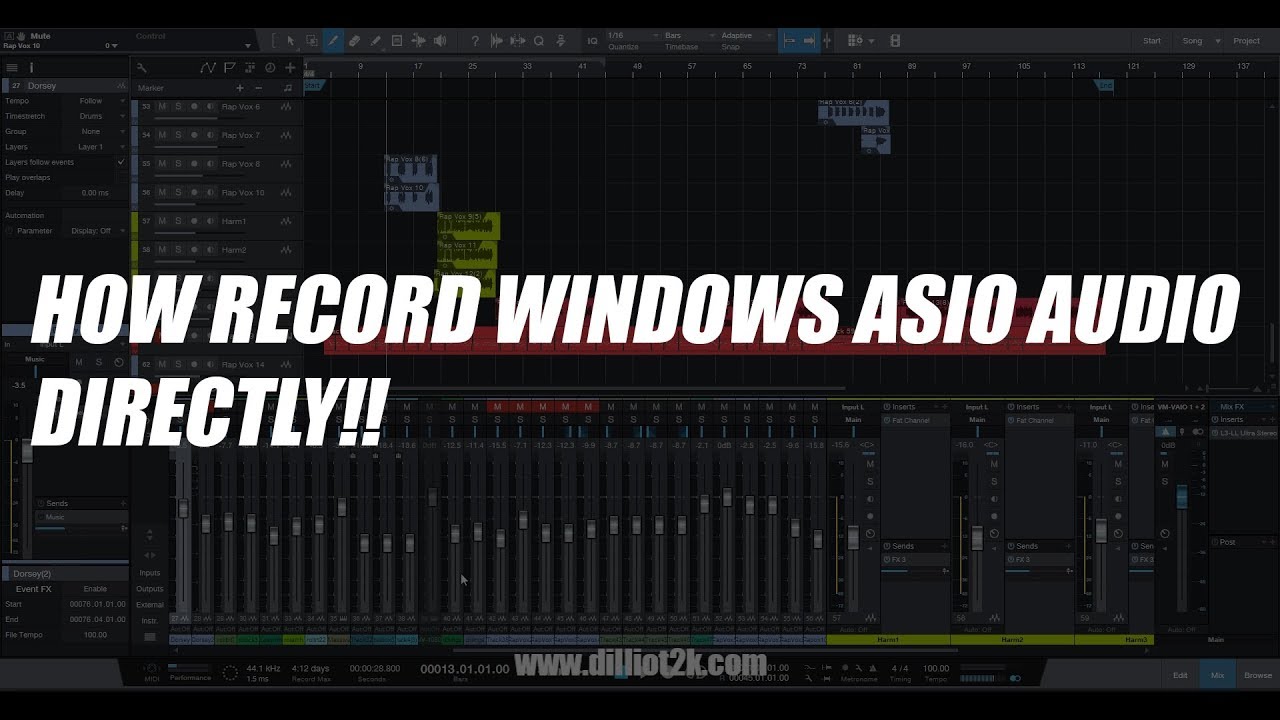 How To Record Asio Audio Software Directly to Computer