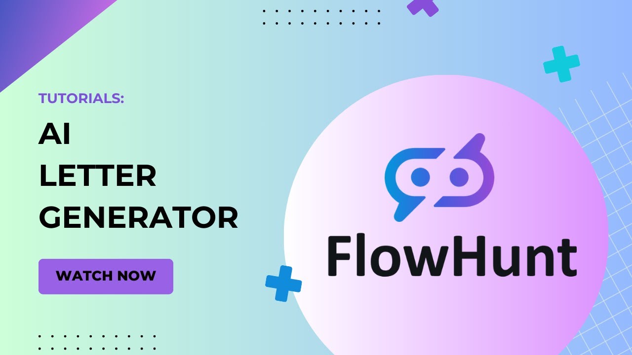 🚀How to make a AI Letter Generator! FlowHunt