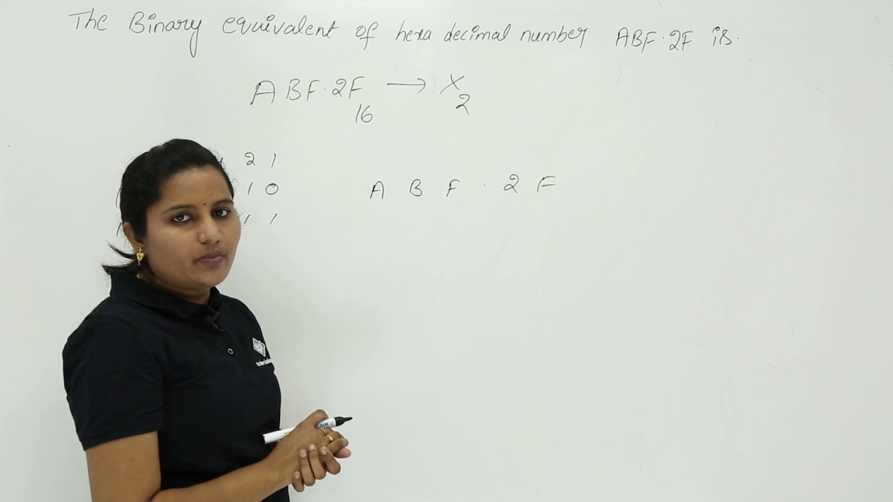 Hexa to Binary Conversion Example 1