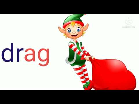 Consonant Blends / "dr" Words / Initial Blends "dr" four letter words / Learn Phonics for Kids