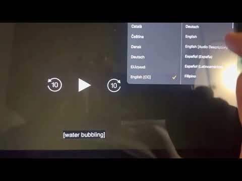 How to turn off Amazon Prime audio description