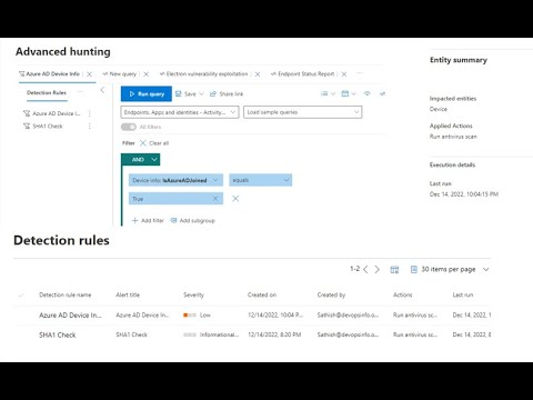 Starting with Advanced Hunting in Microsoft 365 Defender | EzCloudInfo