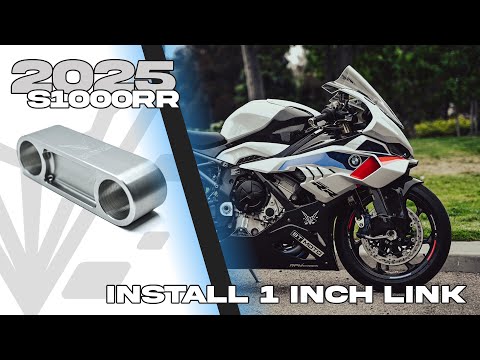 2025 BMW S1000RR, Install BT Moto 1" Lowering Link (20-25 Models)