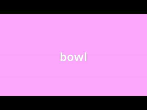 what is the meaning of bowl
