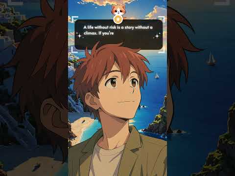 A Life Without RiskāIs It Really Living | Anime Quotes Inspiration