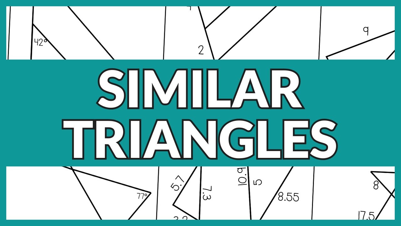 Similar Triangle Applications Problems (Word Problems) Lesson for High School Geometry