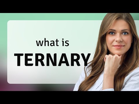Ternary • definition of TERNARY